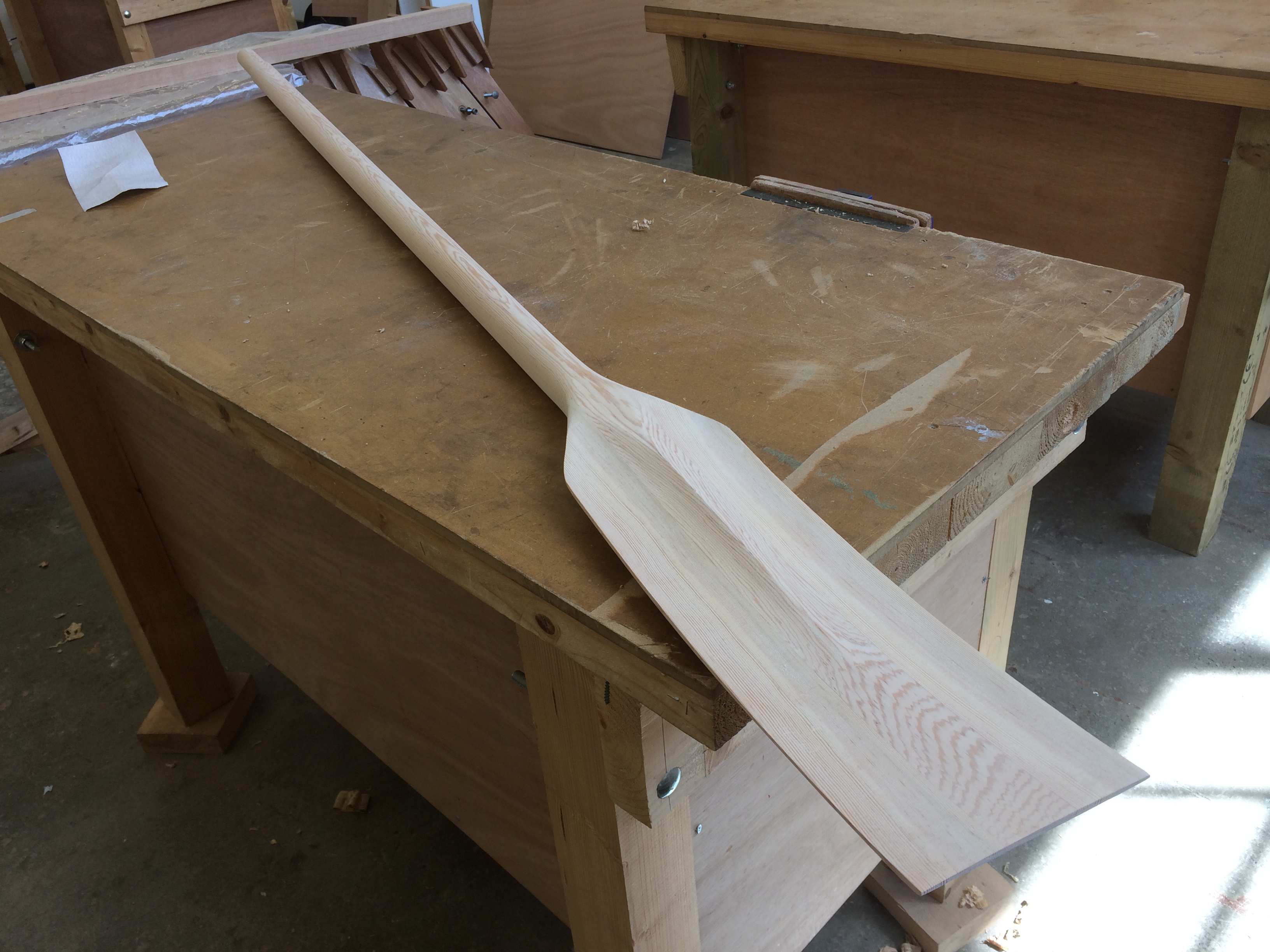 The bollow plane and first oar. – Seb vanden Bogaerde, Boatbuilder and ...